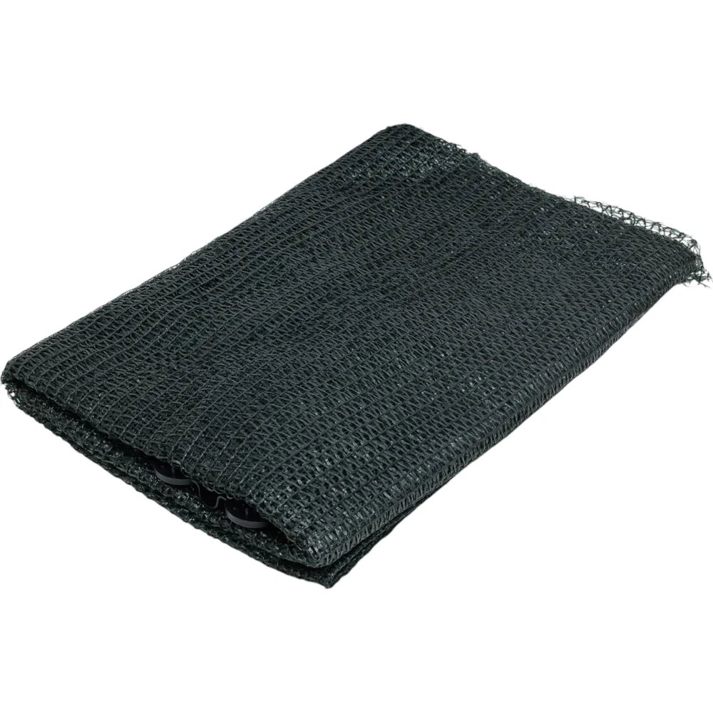 Сетка затеняющая 2х5 м, затенение 35%, зеленая, с клипсами Мегапласт 1615