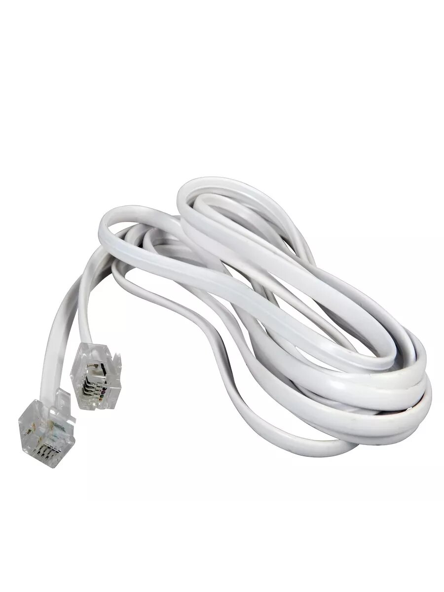 Телефонный удлинитель 2 м розетка-телефон RJ-11