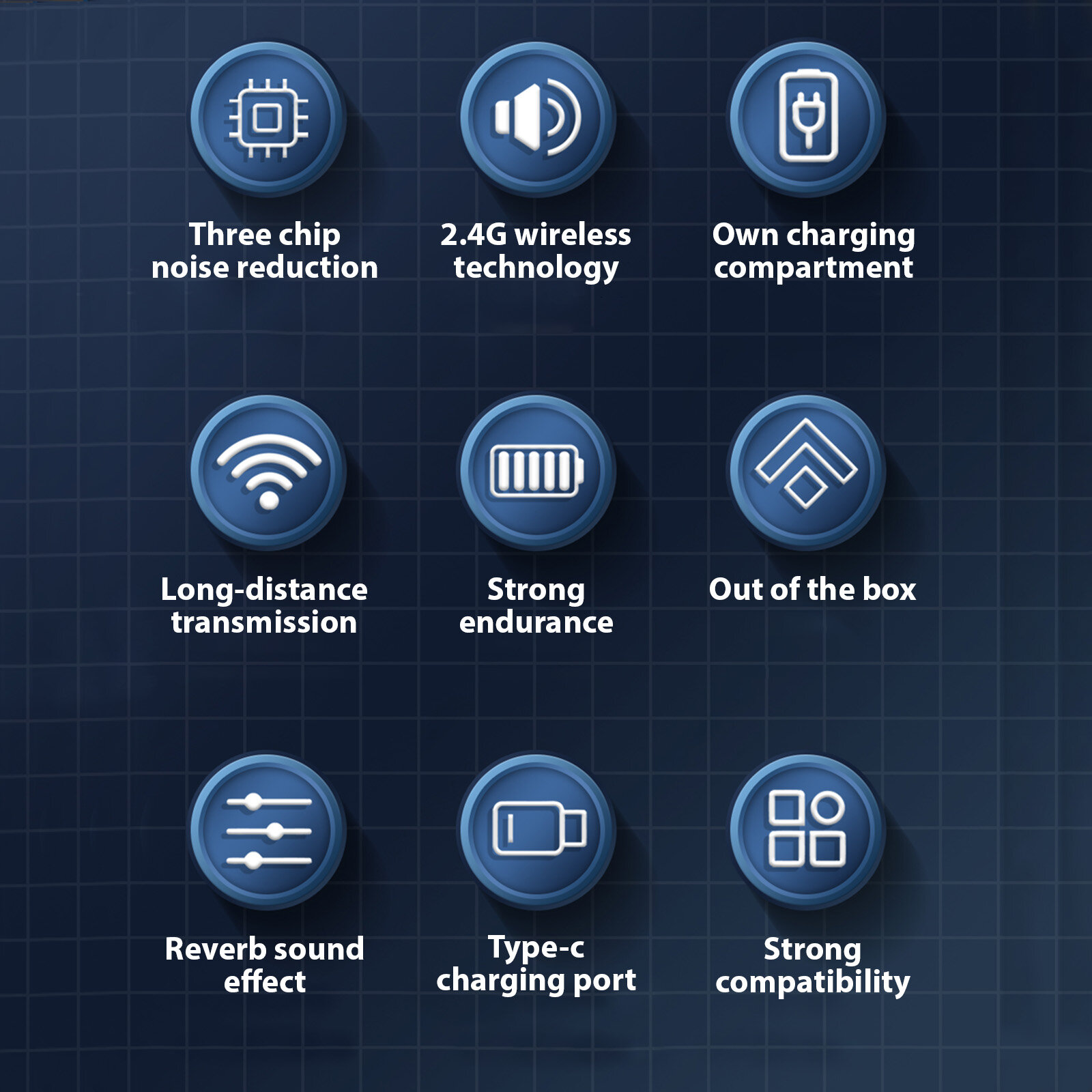 Беспроводной петличный микрофон с двумя микрофонами, микрофоны-петлички с функцией Plug and Play, шумоподавление без задержки, приемник Type-C с кнопкой подключения, микрофон в форме диска