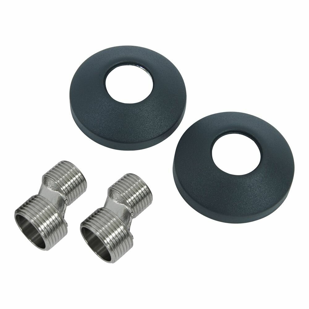 Комплект Эксцентрик 1/2*3/4 ш/ш(2шт)+глубокий отражатель 3/4(2шт) LUXON