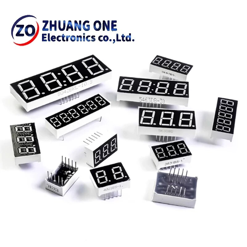 5 шт. Светодиодные дисплеи ZHUANG One 0.28" 4 Bit Anode Clock