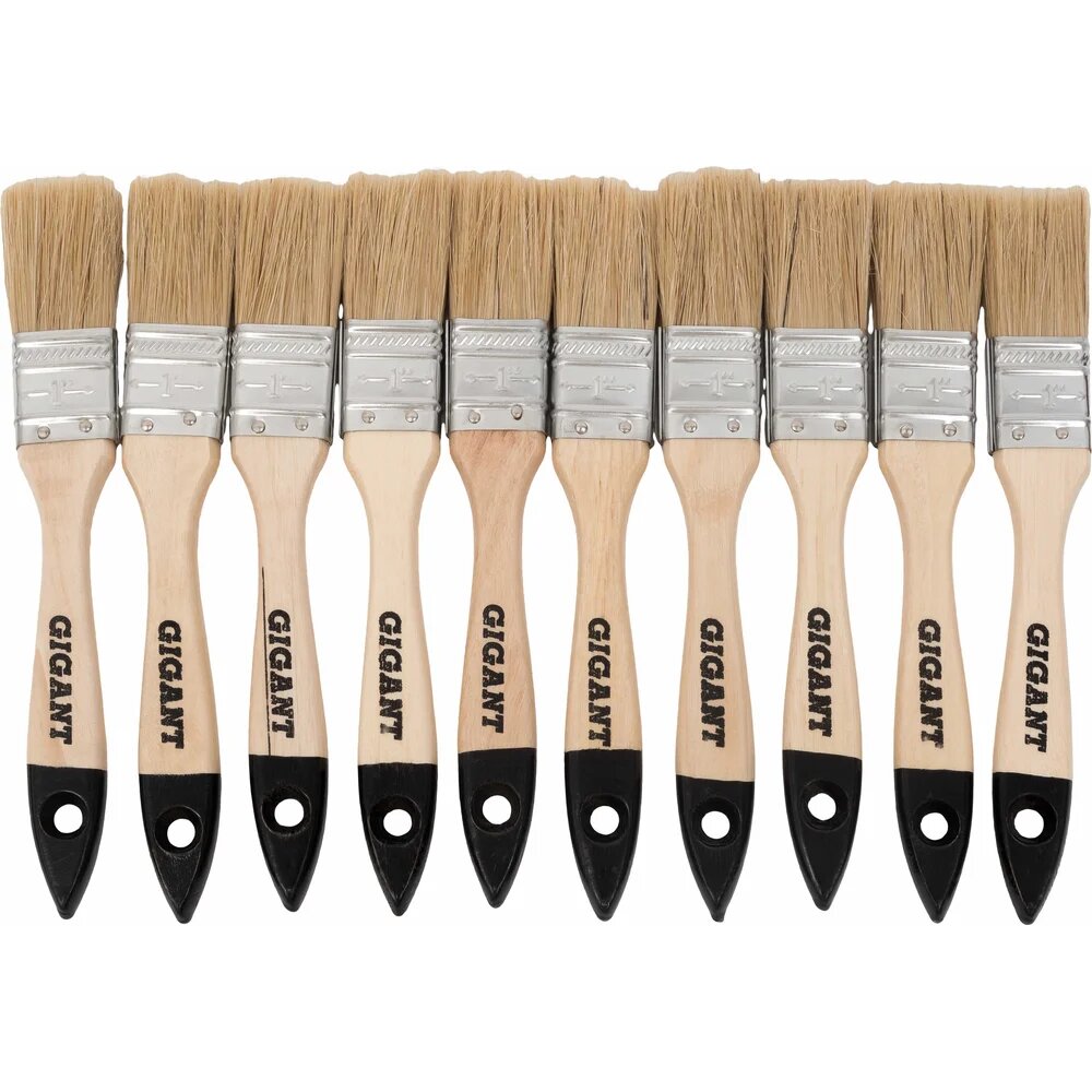 Плоская кисть, 25 мм, 10 шт. Gigant FB-25