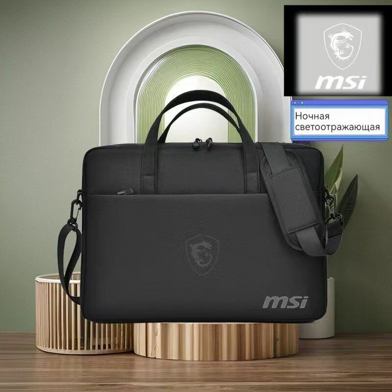 Сумка MSI/для ноутбука с плечевым ремнем, вмещающая 17.3-дюймовый ноутбук TJ