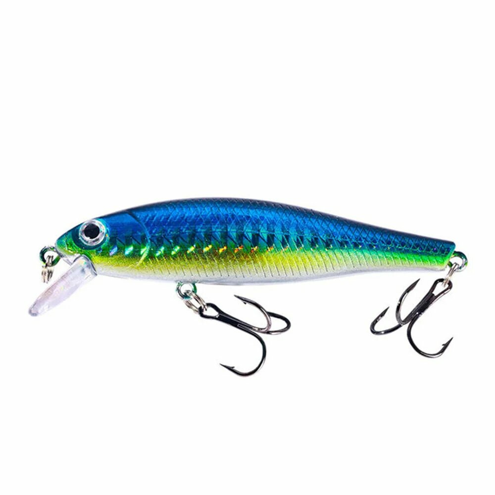 Minnow Crank Wobbler Jerkbait для окуня, щуки, карпа H