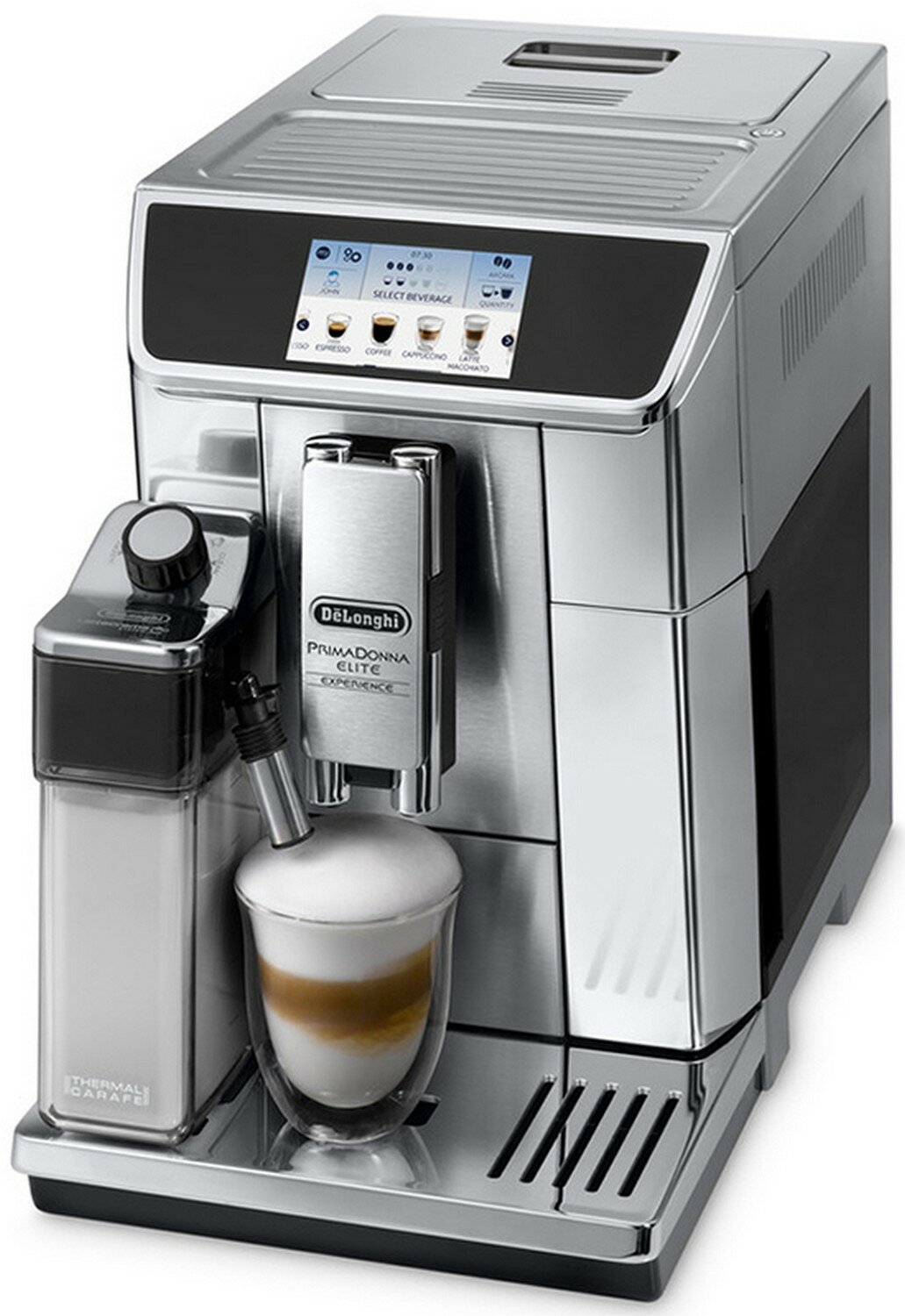 Кофемашина автоматическая De’Longhi ECAM 650.85. MS, 1450 Вт, серебристый