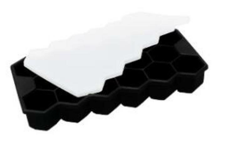 Кондиционер силиконовая ледяная модель Мобильная коробка для льда лоток Magnum силиконовая форма для коктейлей пищевой формы # Мороженое ведро (20 * 10 * 3.5 см, черный)