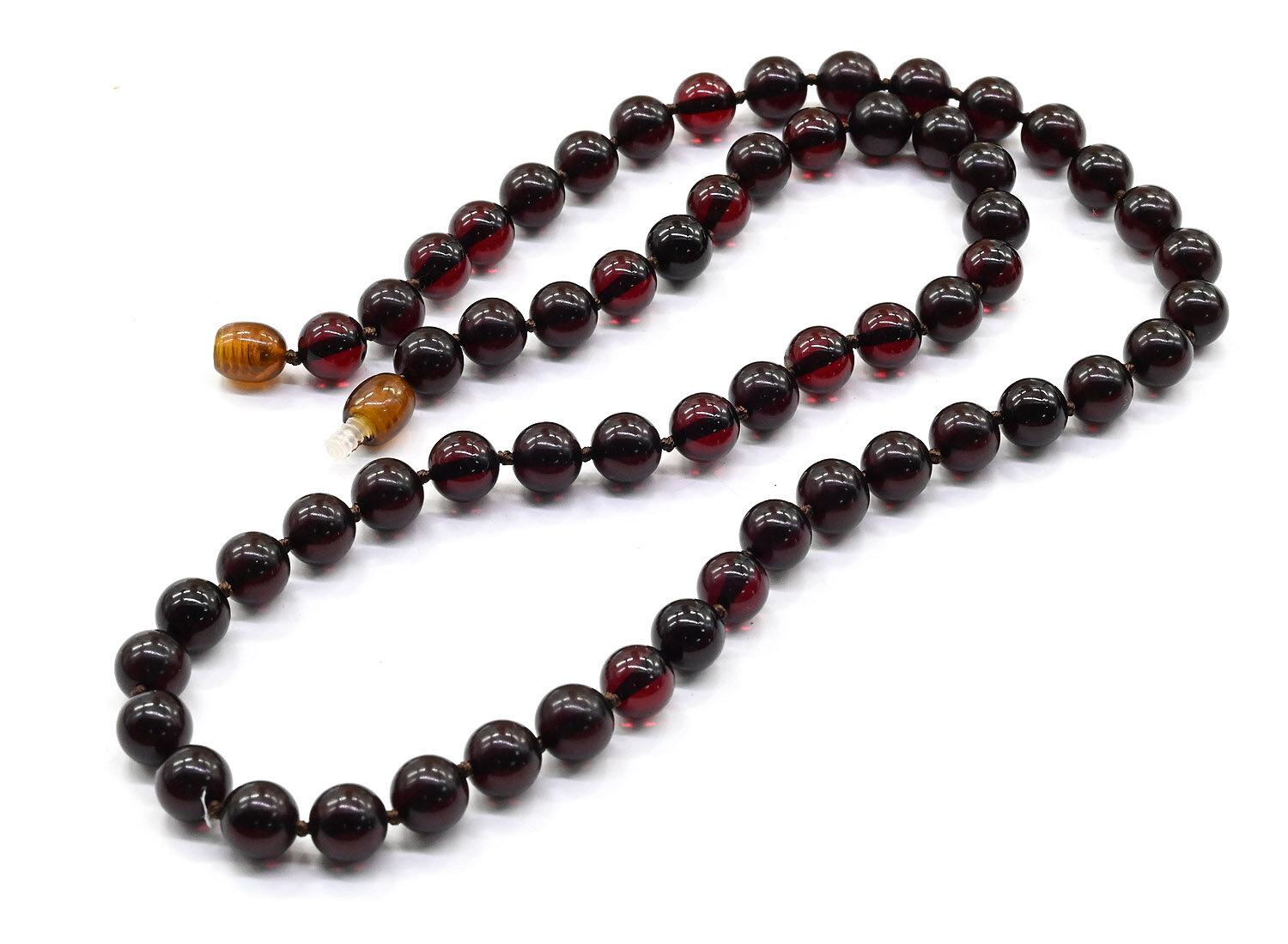 Бусы, янтарь