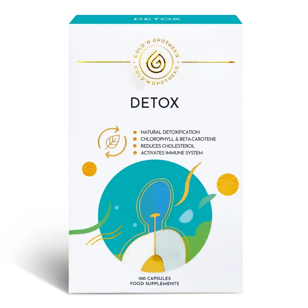 Gold'n Apotheka Detox 30/60/90 Хлорелла (Chlorella) капсулы массой 600 мг 100 шт
