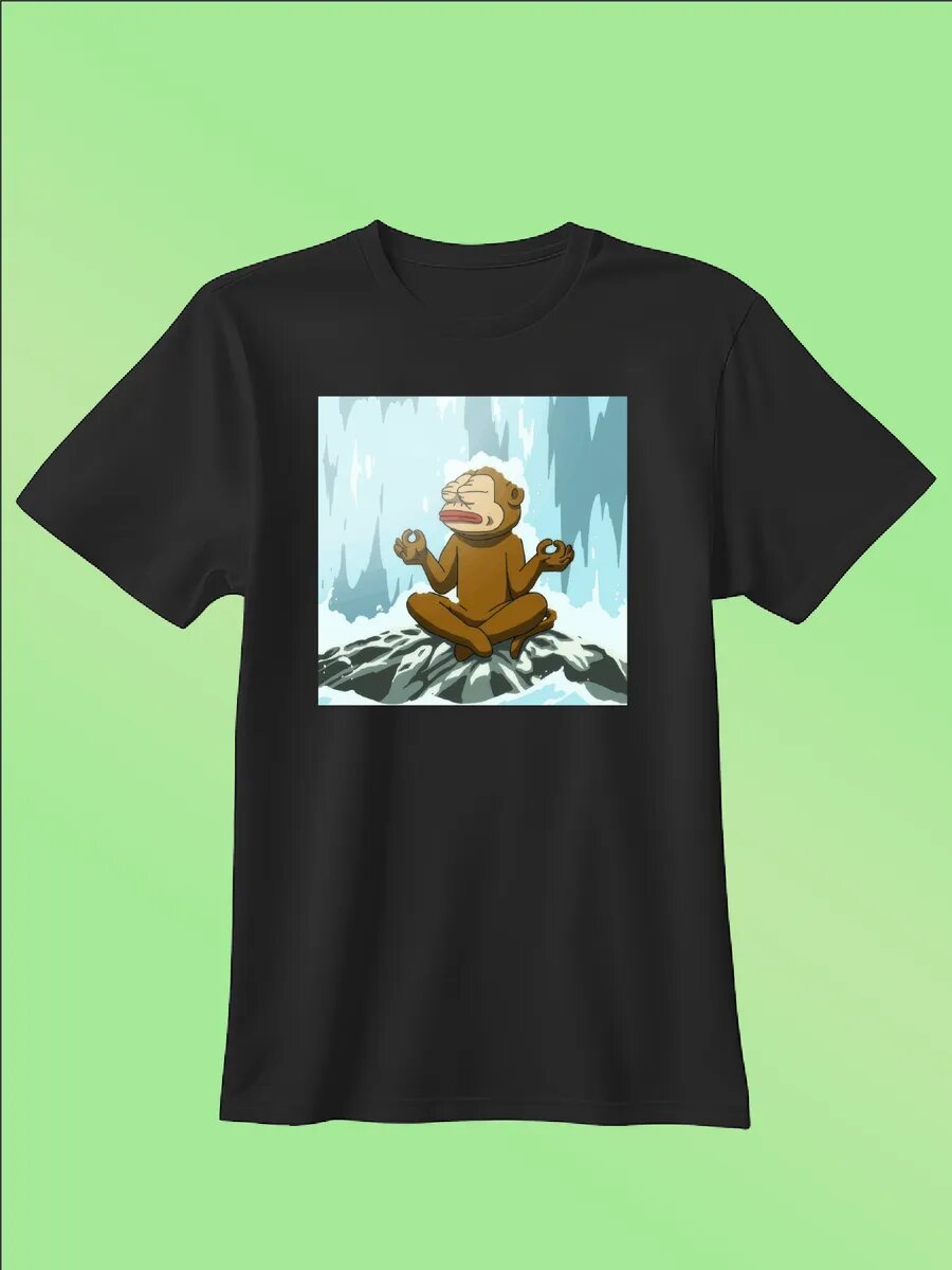 Футболка лягушка пепе relax