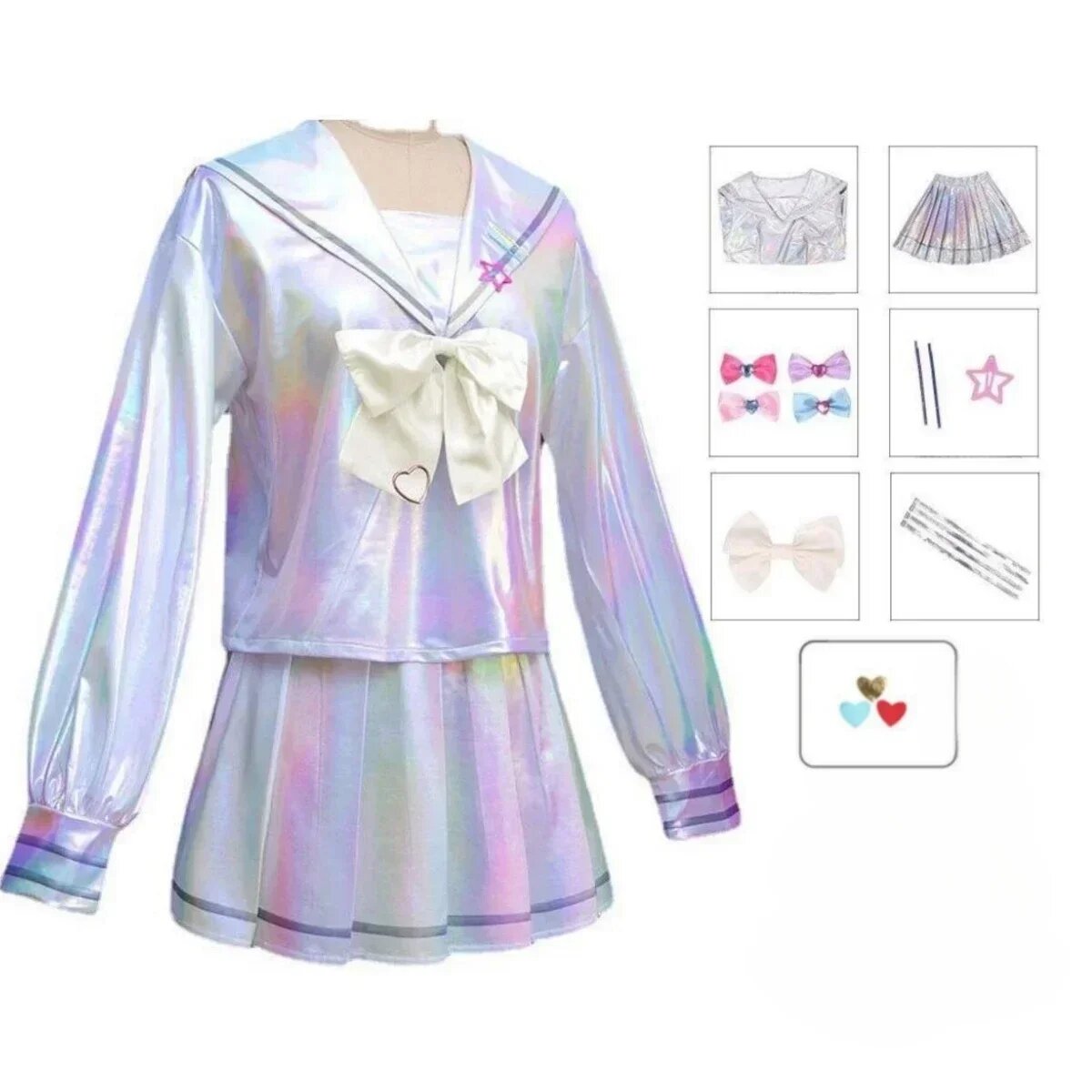 Игра NEEDY GIRL OVERDOSE KAngel, косплей, Лолита, JK, униформа моряка для девочек, школьная форма, карнавальная одежда на Хэллоуин