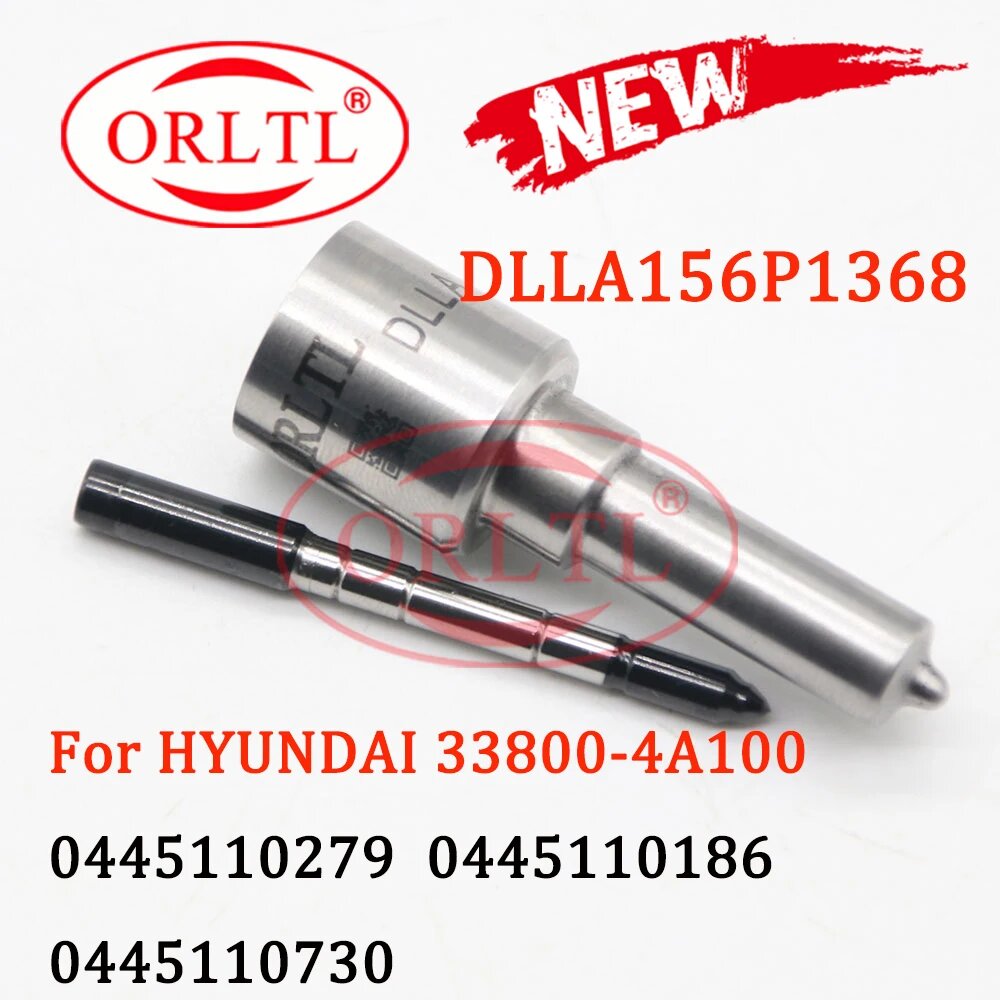 Новая форсунка DLLA156P1368, дизельный распылитель DLLA 156 P 1368, форсунка Common Rail DLLA 156P1368 для HYUNDAI Starex 33800-4A100 ORLTL