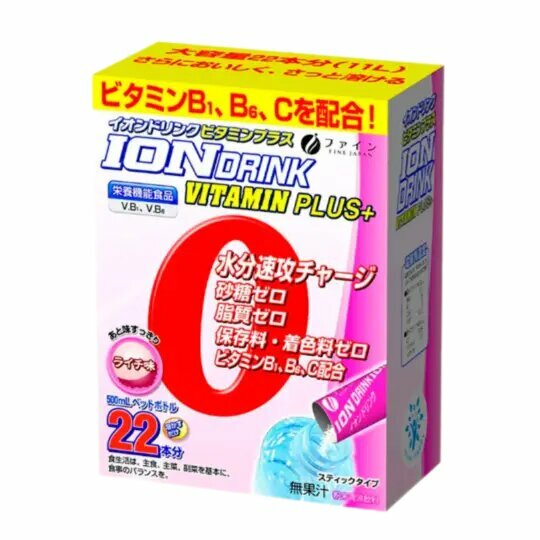 Fine Напиток ION drink Витамин Плюс порошок в стик-пакетах по 3,2 г 22 шт