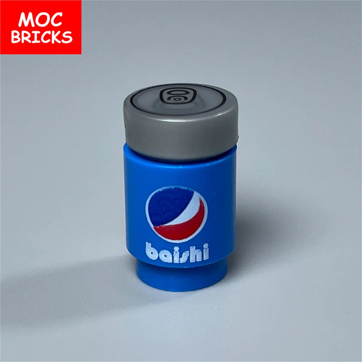 Детский конструктор MOC BRICKS "Холодные напитки", 10 шт. Синий, B-S