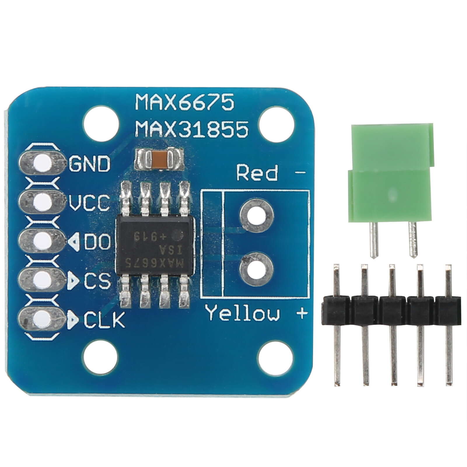 MAX6675 Датчик температуры k Type Thermocouple Module DIY Модуль датчика 3-5 В -200 ° C ~+ 1350 ° C