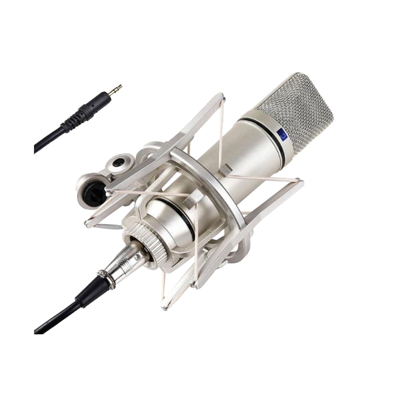 Конденсаторный микрофон 48 В с большой диафрагмой для потокового пения