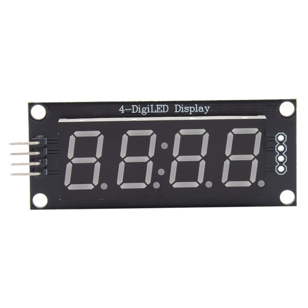 Модуль светодиодного дисплея, 4-значный, 7-сегментный, подходит для Arduino, используйте библиотеку TM1637. hBlue