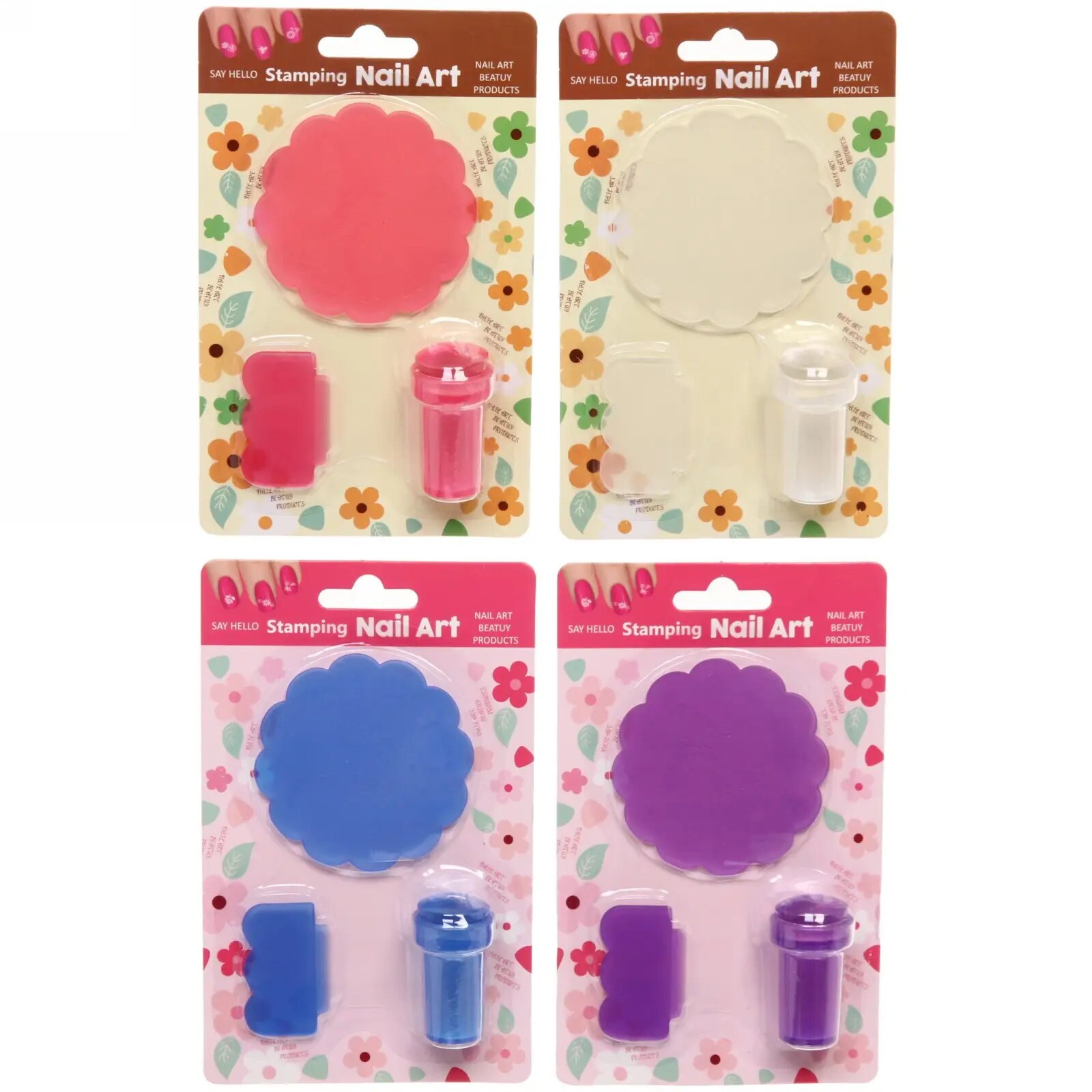 Набор для дизайна ногтей стемпинг 1шт. «VivA Manicur», микс цвета, 17х11см