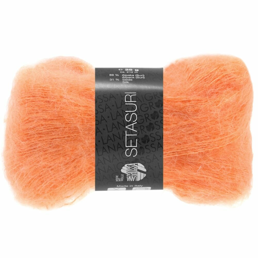 Пряжа для вязания Lana Grossa Setasuri (22 Lachs) 1 моток 25 г/212 м
