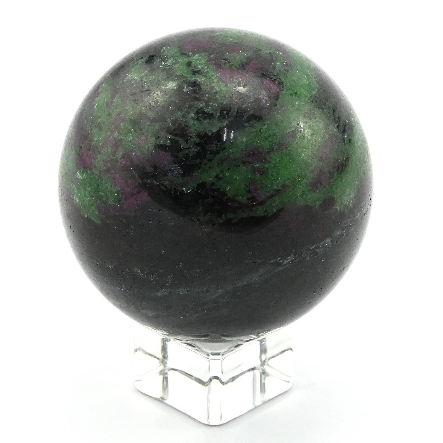 Шар из камня цоизит, диаметр 61мм.