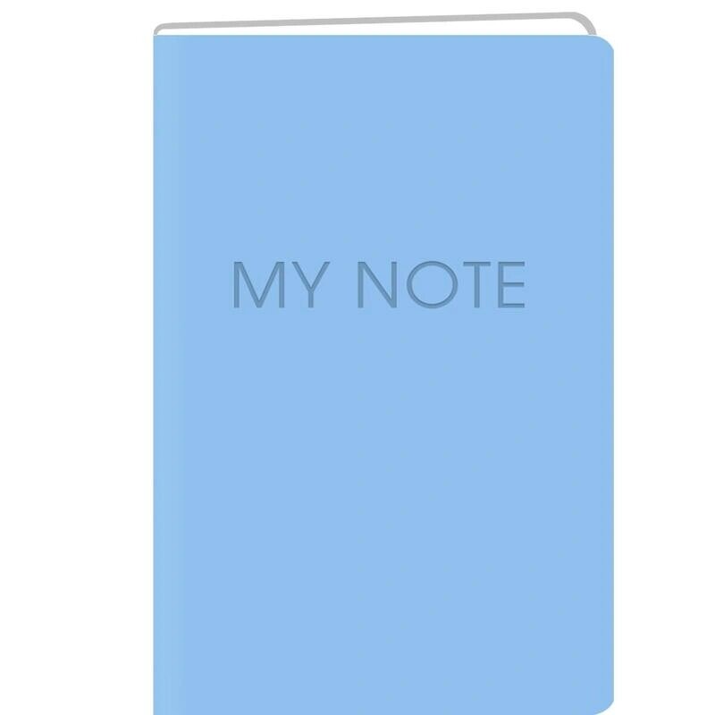 Блокнот для записи А5,60л интегр, перепл, иск. кожа БФЛ5603905 Fantasy Голубой