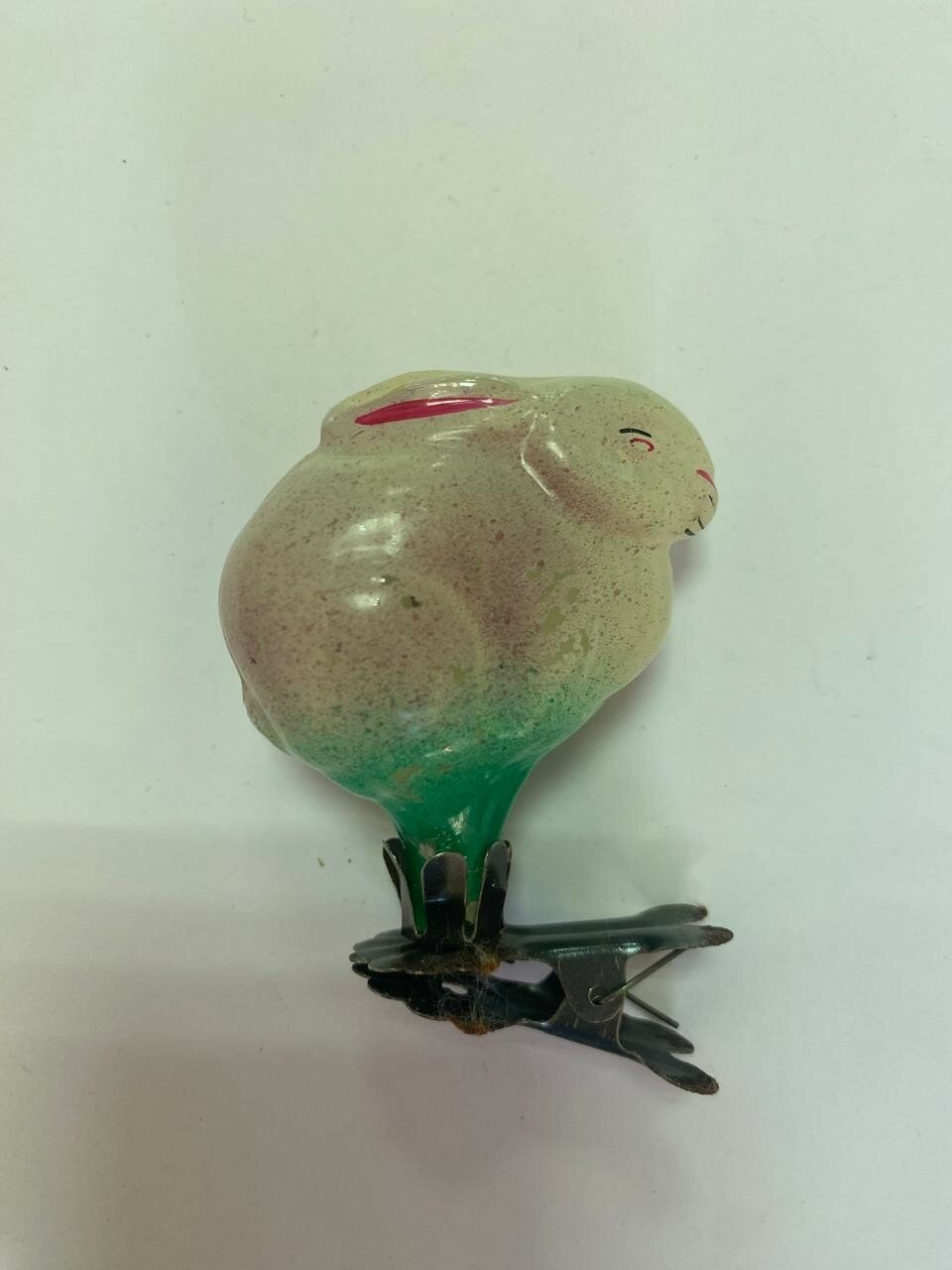 Игрушка на елку Заяц Винтаж из СССР
