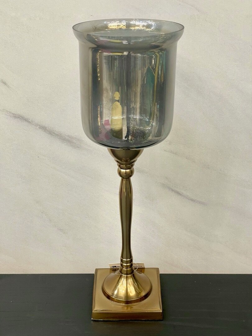 Подсвечник Mauris Casaentera CE05-F13328 бронза серый 110х330