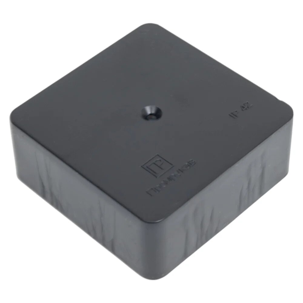 Универсальная коробка Промрукав для кабель-канала 40-0450 безгалогенная (HF) черная 75x75x30 40-0450-9005