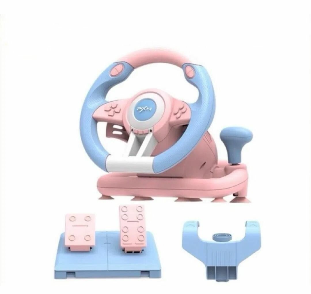 Игровой руль, совместимый с ПК, PS3, PS4, Xbox One и Nintendo Switch для гоночных игр