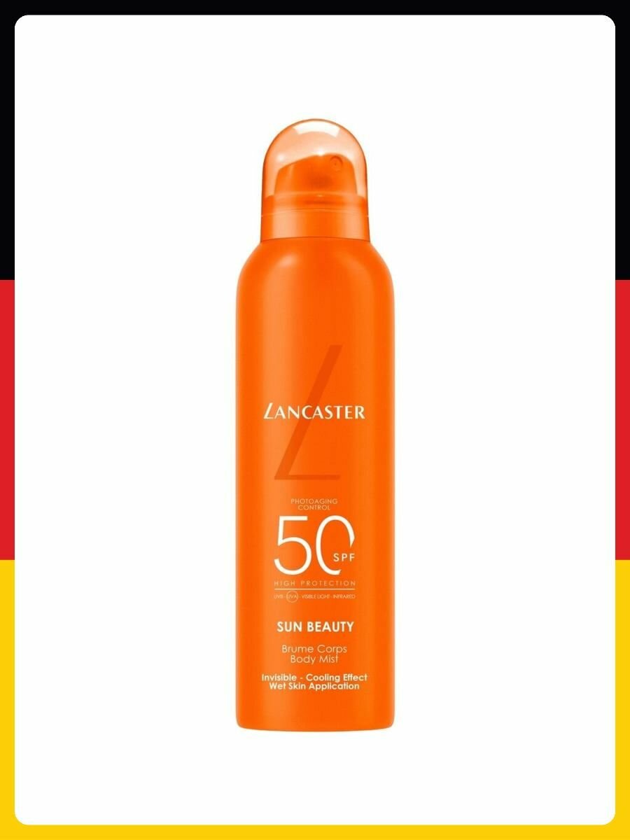 Cолнцезащитный спрей Lancaster Sun Beauty Body Mist SPF50, 200 мл