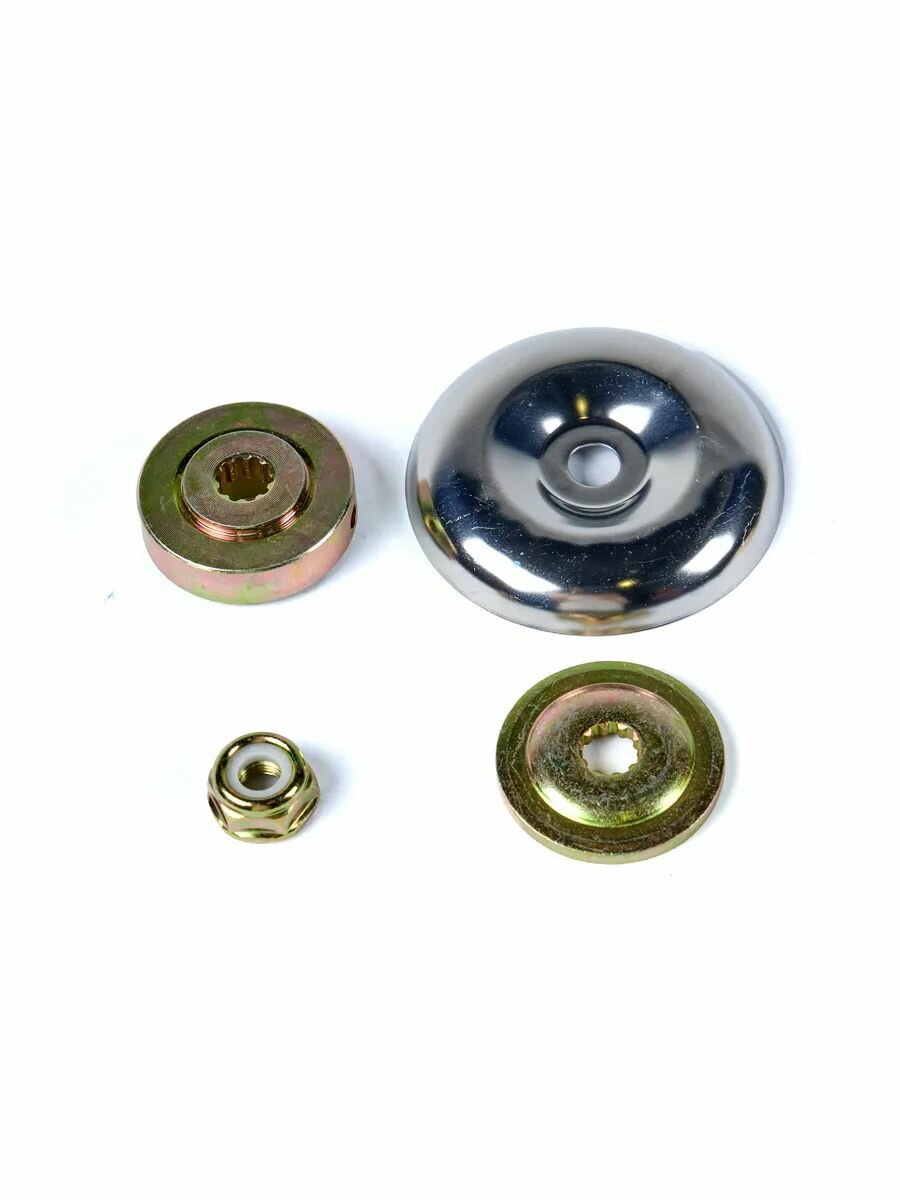 Шайбы редуктора для мотокос комплект ( шайбы+чашка+гайка,10 зубьев)