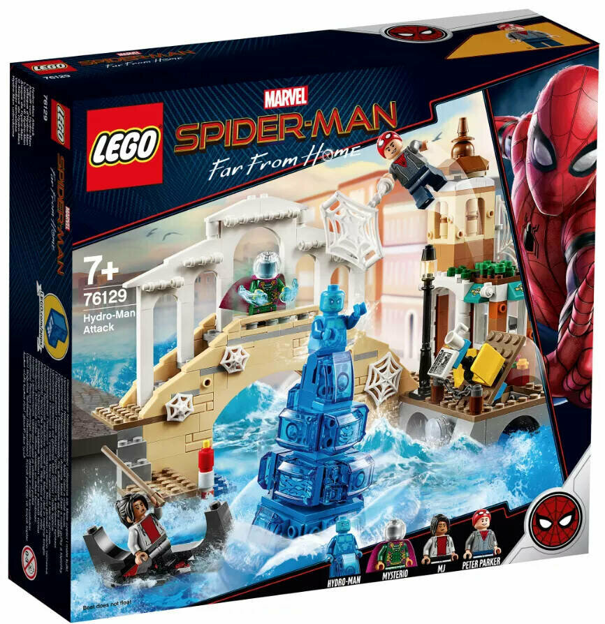 Конструктор LEGO 76129 Нападение Гидромена, 471 деталь, от 7 лет, 2019 год