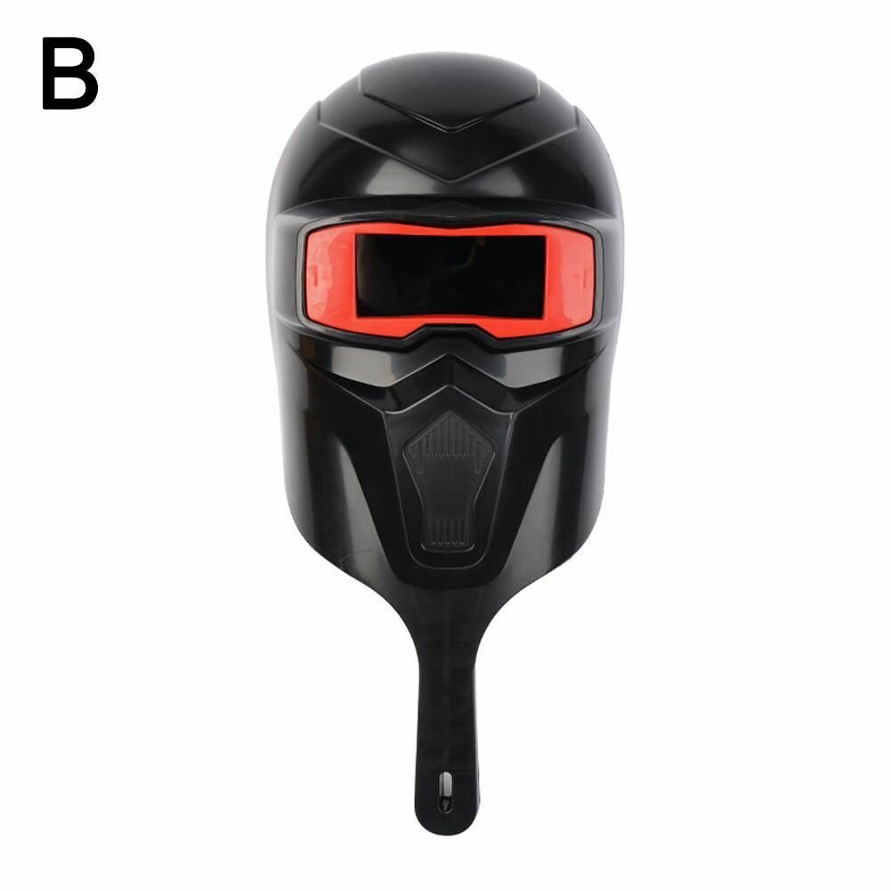 Маска для ручной сварки, пластиковая, интегрированная, противопригарная, защитная маска для лица сварщика