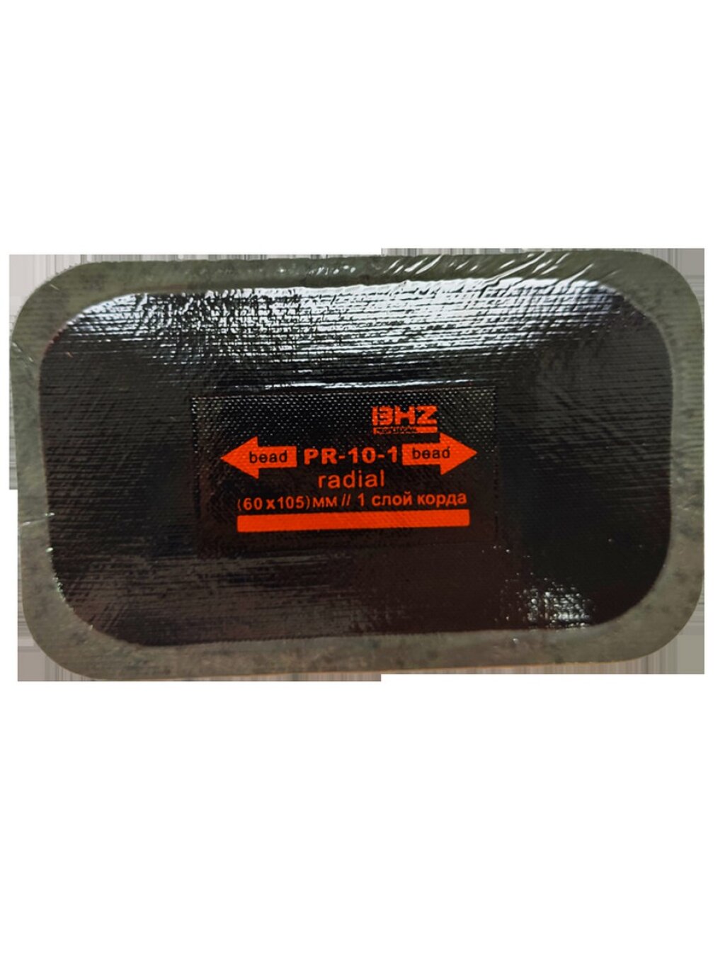 Заплатка для камер PR-10-1 BHZ Professional 60x105 мм, 1сл. корда упак.(5 шт)