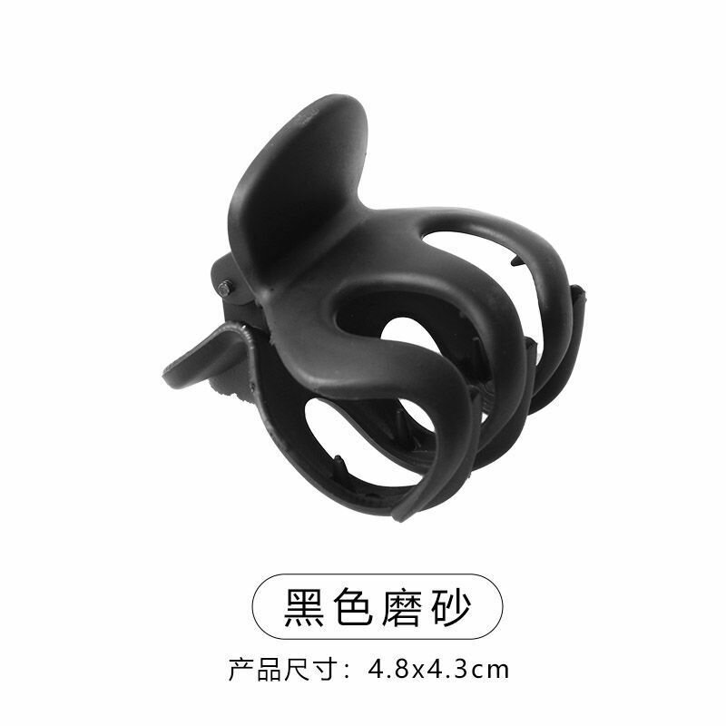 Креативная матовая заколка-когти, простой высококачественный вид, женская в виде акулы, элегантная для густых волос, аксессуар