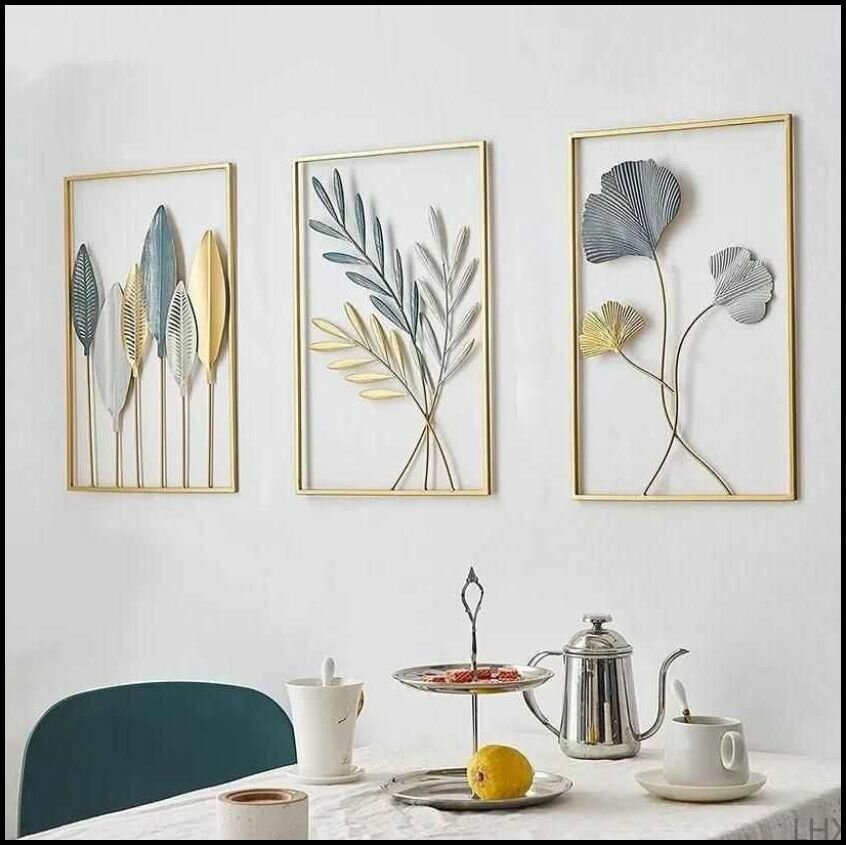 Декор на стену в спальню панно из металла интерьерное украшение декор для комнаты