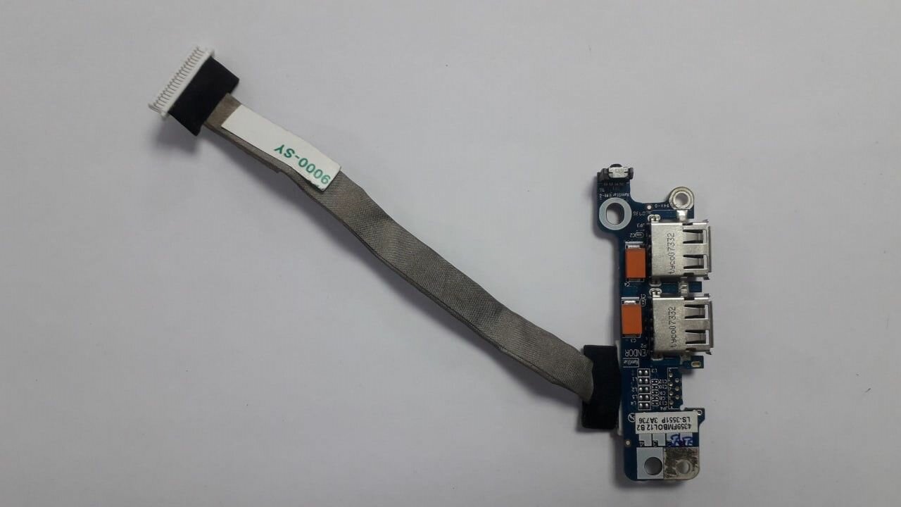 Плата USB со шлейфом подключения для ноутбука Acer Aspire 5315 LS-3551P