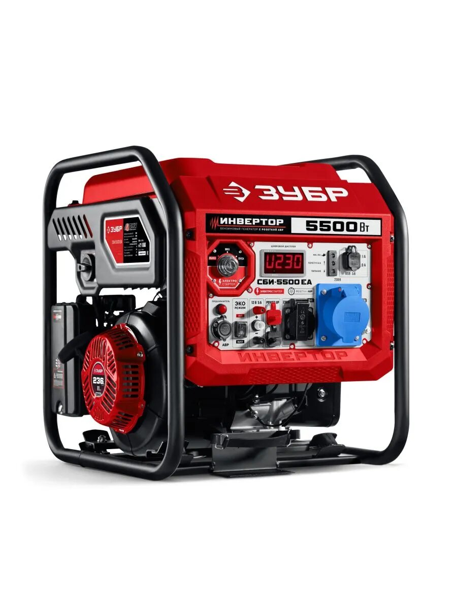 ЗУБР Генератор инверторный 5500 Вт СБИ-5500ЕА