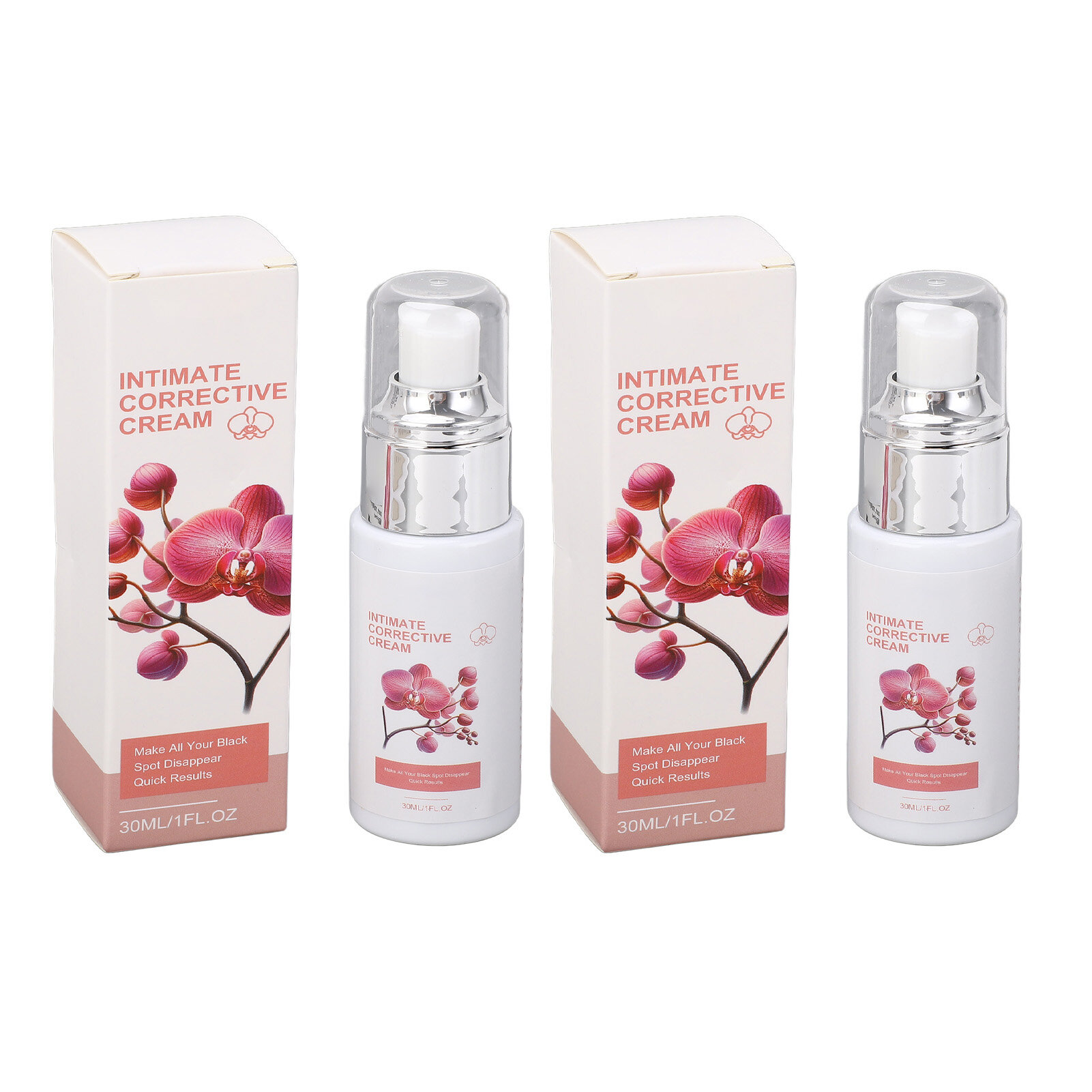 2pcs Dark Spot Corrector Crector Crector с ниацинамидом осветляет тонус кожи увлажняющий крем против темного пятна для лица Underarm 30 мл