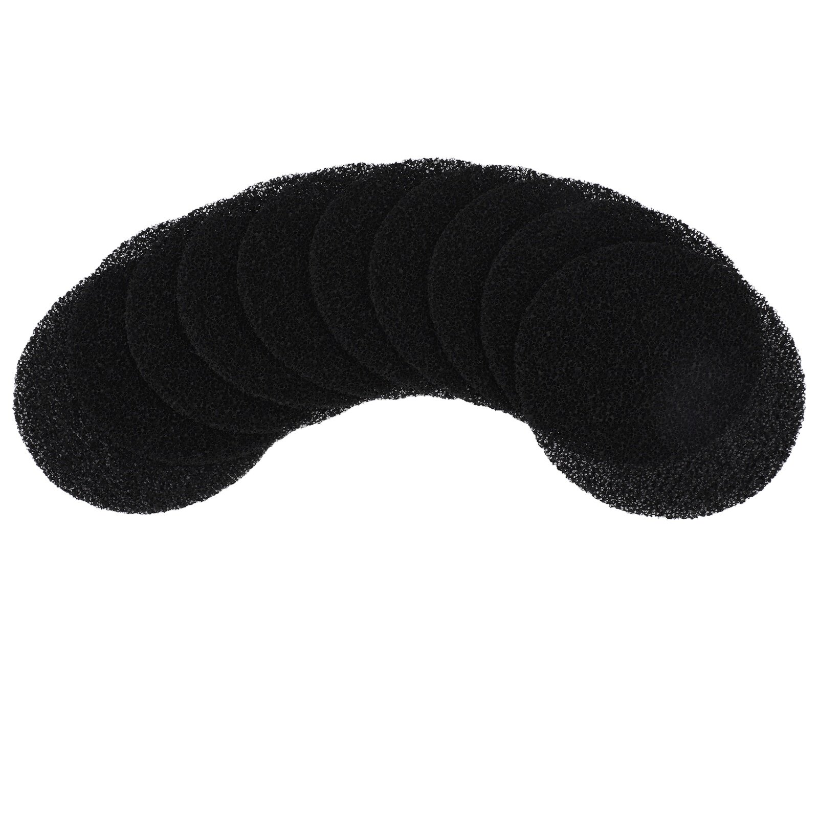 10 шт. Мини мини -настольный диапазон фильтр капюшона губчатая кухонная ассортимент активированный углеродный фильтр