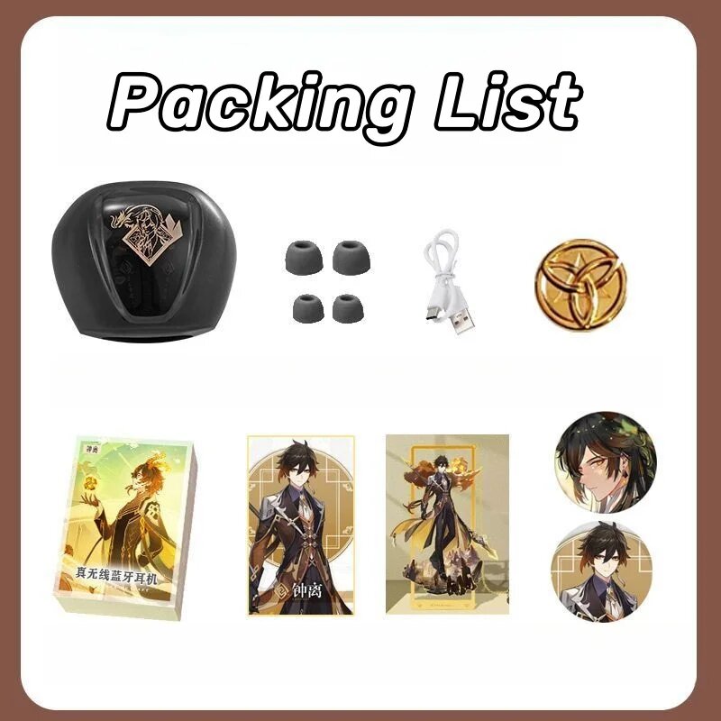 Genshin Impact ZHONGLI TWS беспроводные наушники