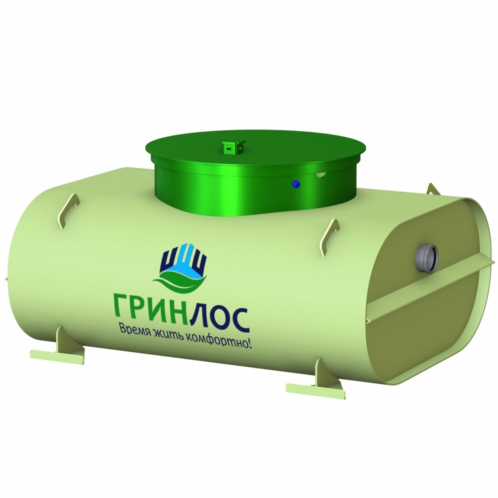 Септик для дома Гринлос Аэро Лайт 9 НК (2 м3/сут, самотечный, на 9 человек)