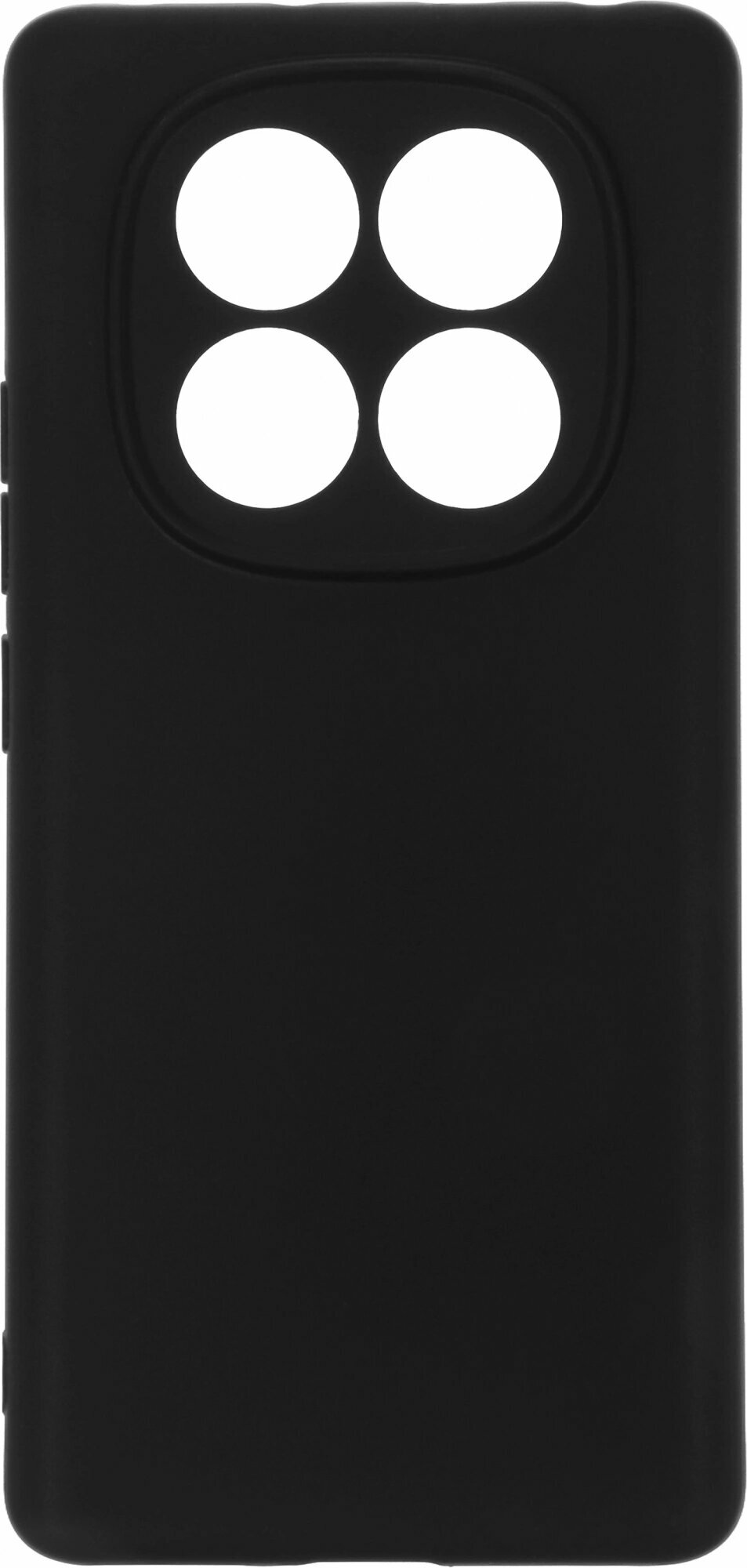 Чехол (клип-кейс) BoraSCO для Xiaomi Redmi Note 14 Pro 4G Silicone Case черный (74848)