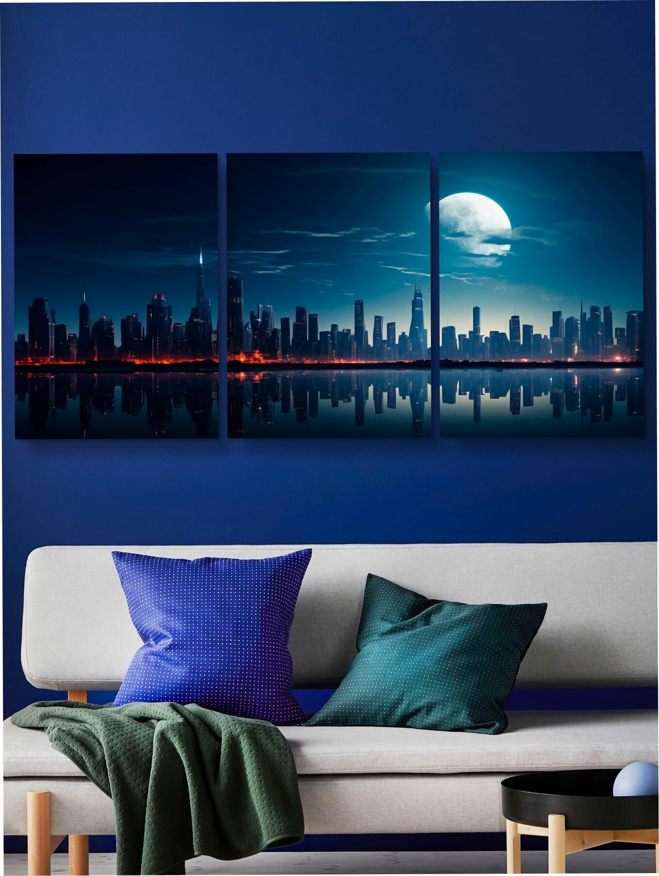 Картина Алое основание модульная 50x70см 3шт.