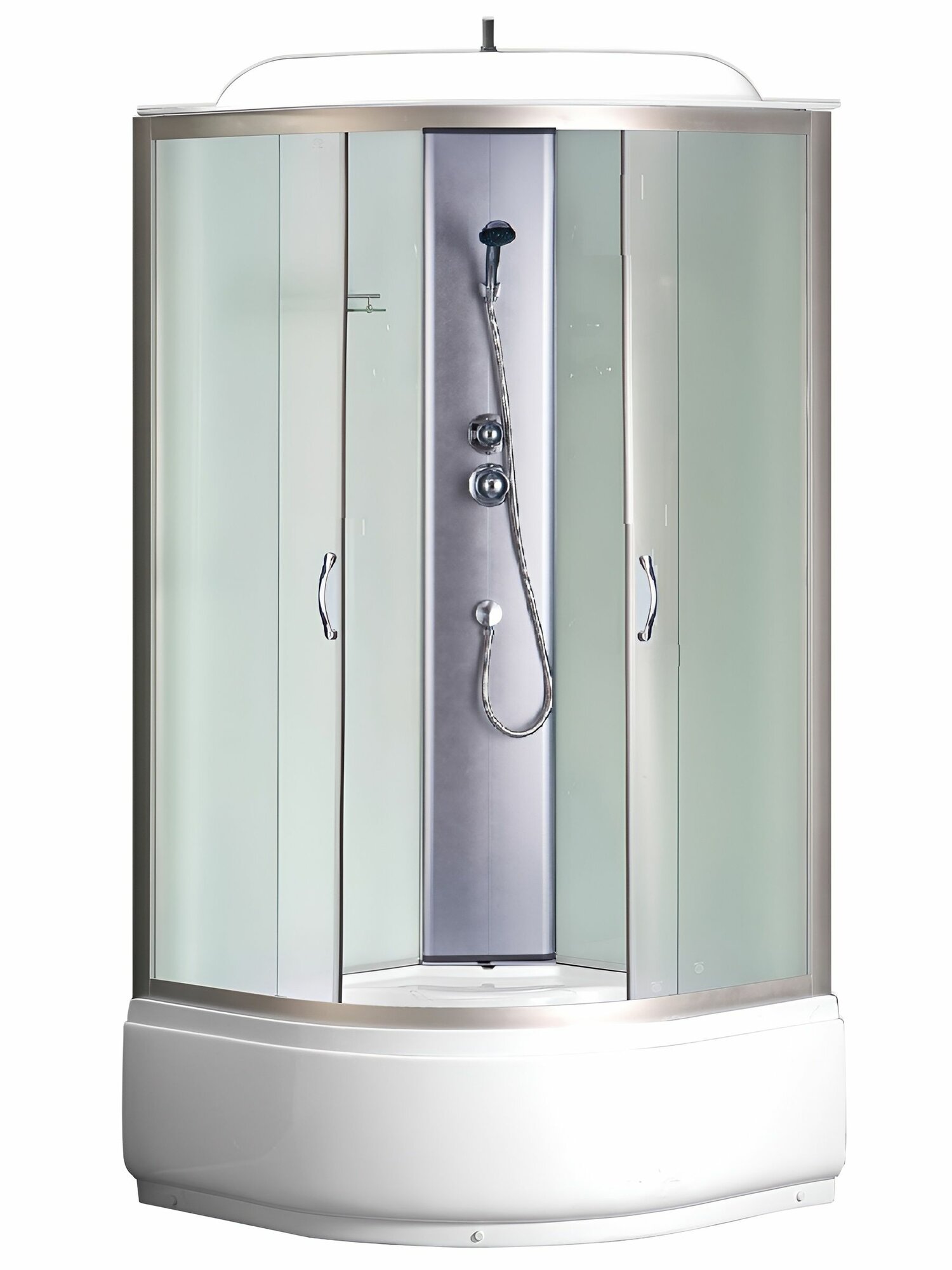 Душевая кабина Loranto CS-6610 F, 100х100х215, поддон 40 см