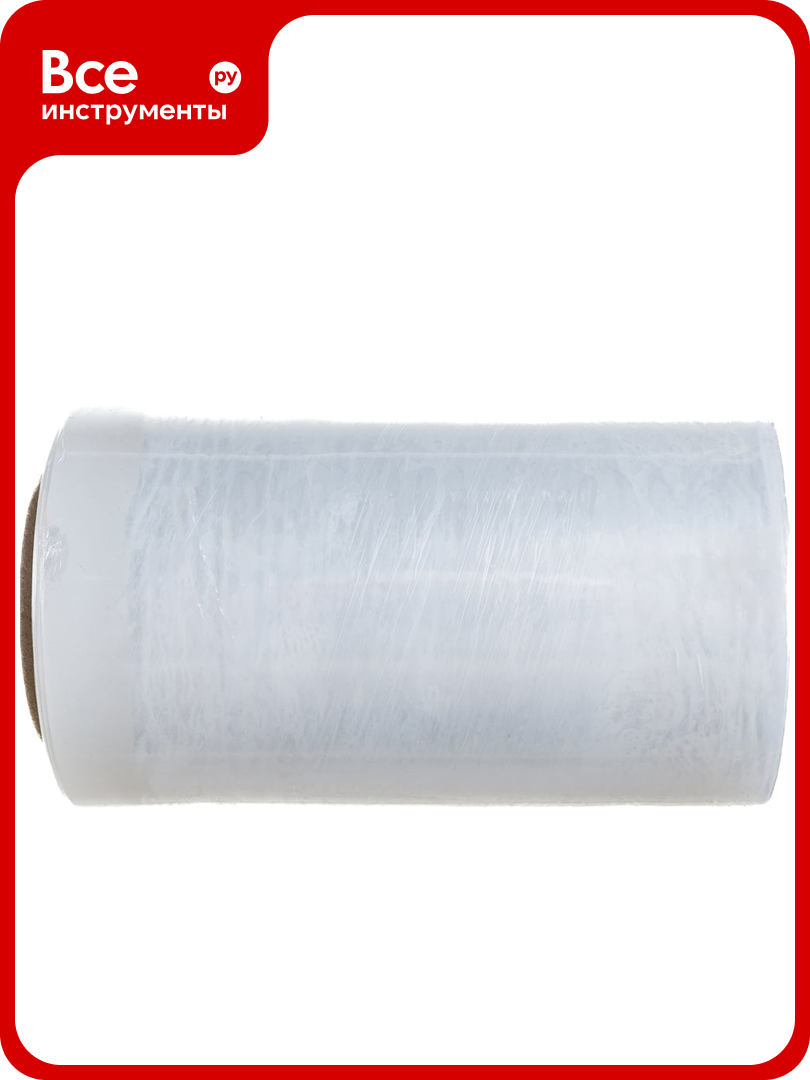 Стрейч, пакполимер, пленка компакт первый сорт пакполимер прозрачная 125мм 350гр 38 20мкм, упаковки и защиты различных