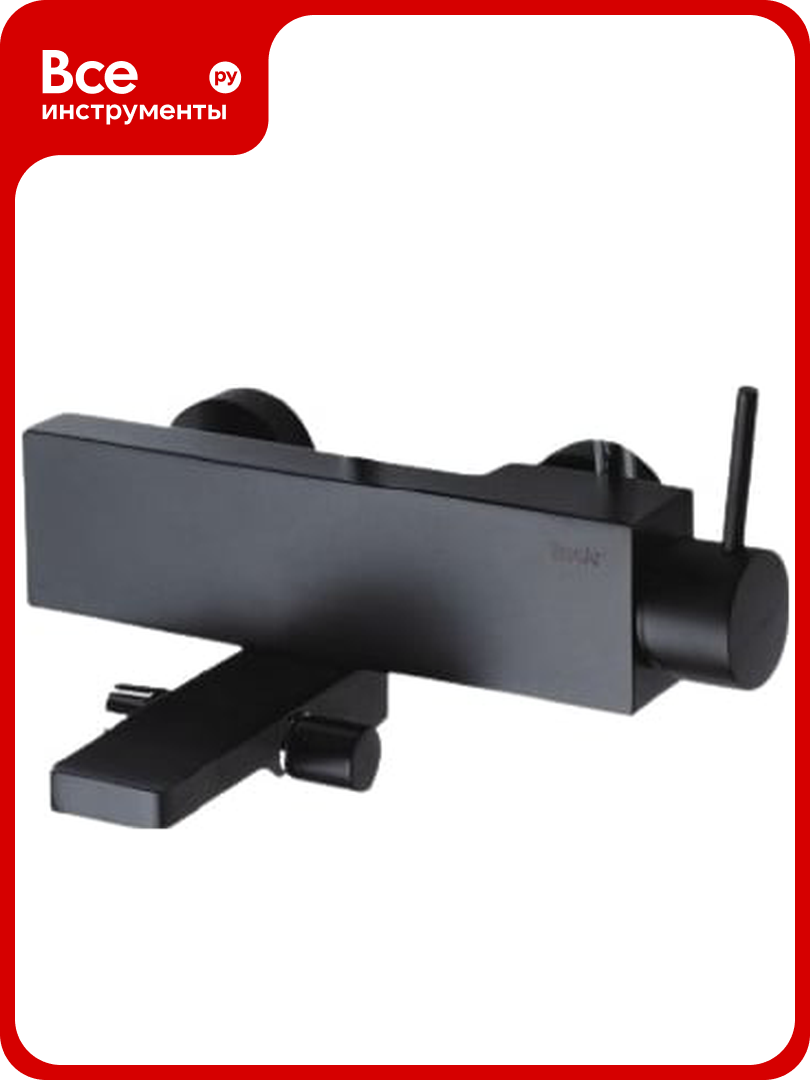 Смеситель для ванны Bravat Arc F66061K-01A-ENG 00-00246521, Смеситель монтируется на стену