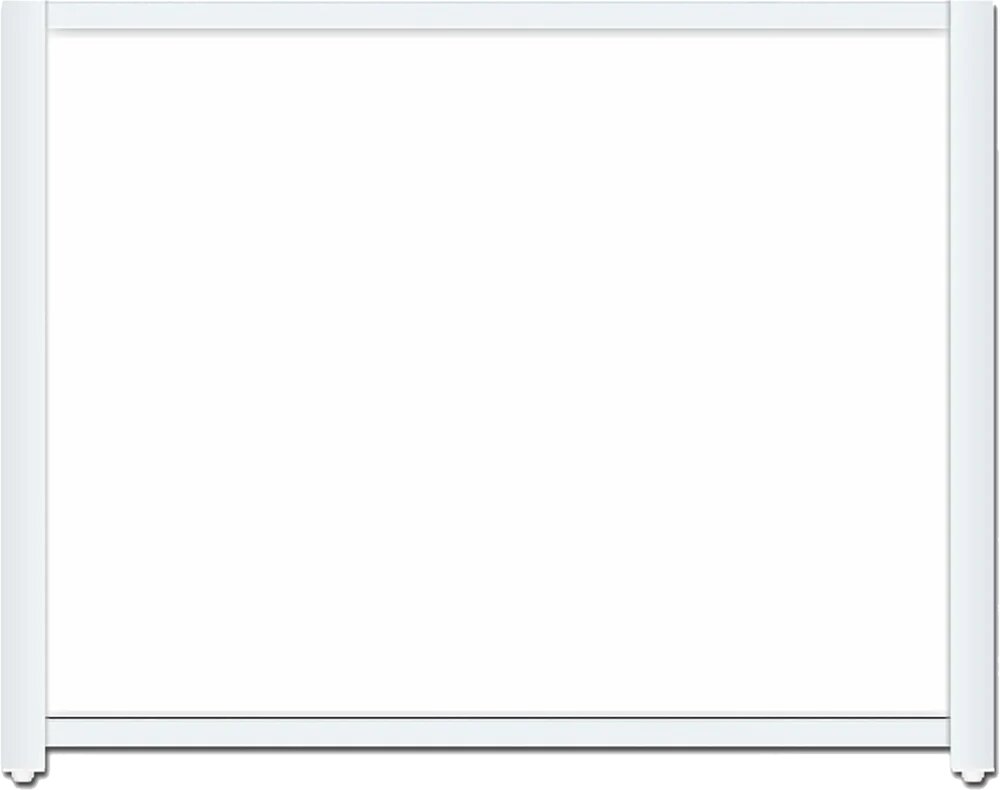 Боковой экран для ванны Melodia della vita Tango MBST7001 белый, экран под ванну боковой, прямоугольный, с комплектом ножек, универсальный