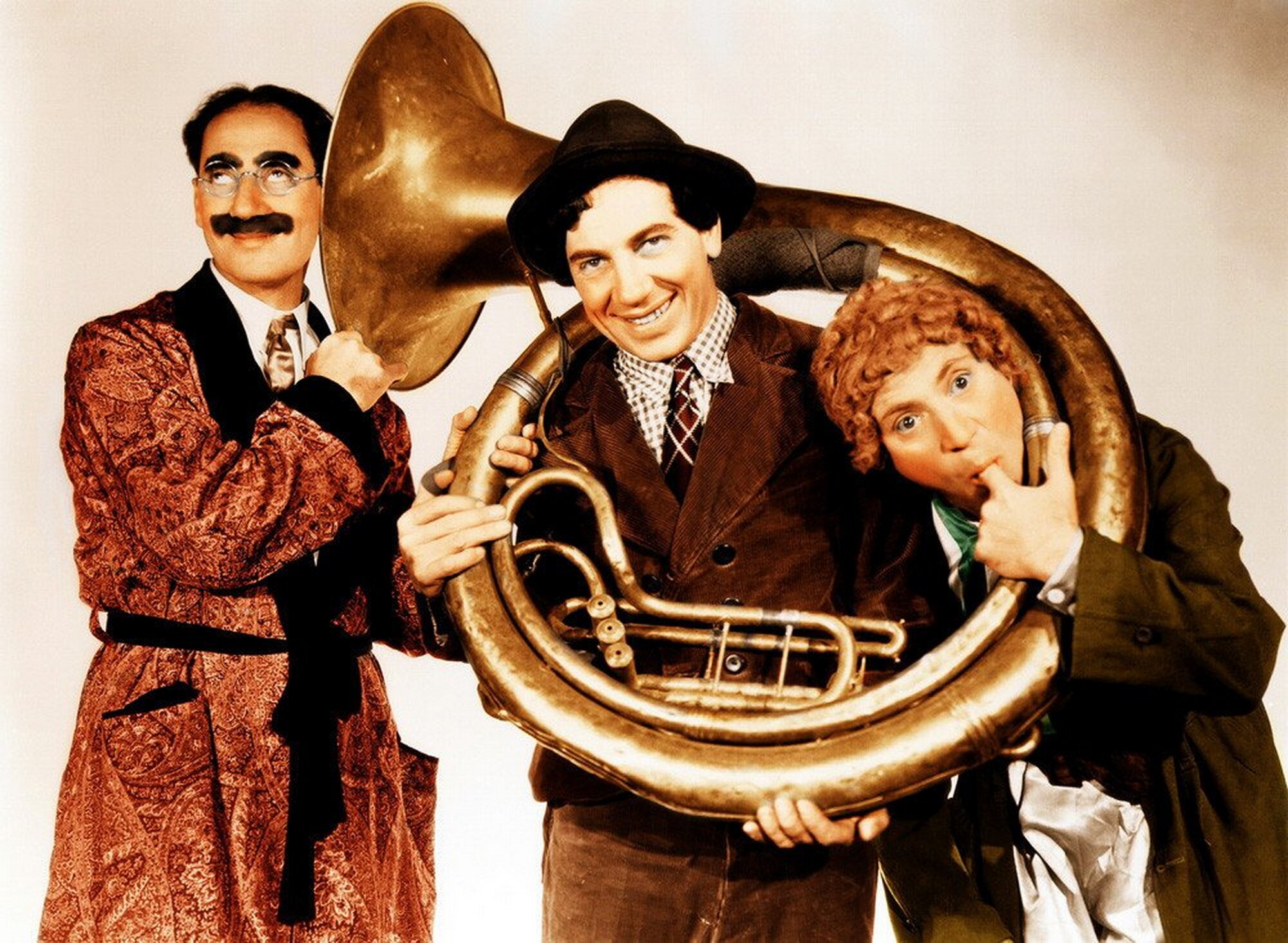 Плакат, постер Братья Маркс: короли эксцентричной комедии на холсте, размер 60х84см