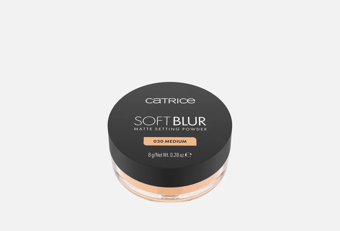 Рассыпчатая пудра для лица Catrice Soft Blur Matte Setting, оттенок 030, Medium, 8 г