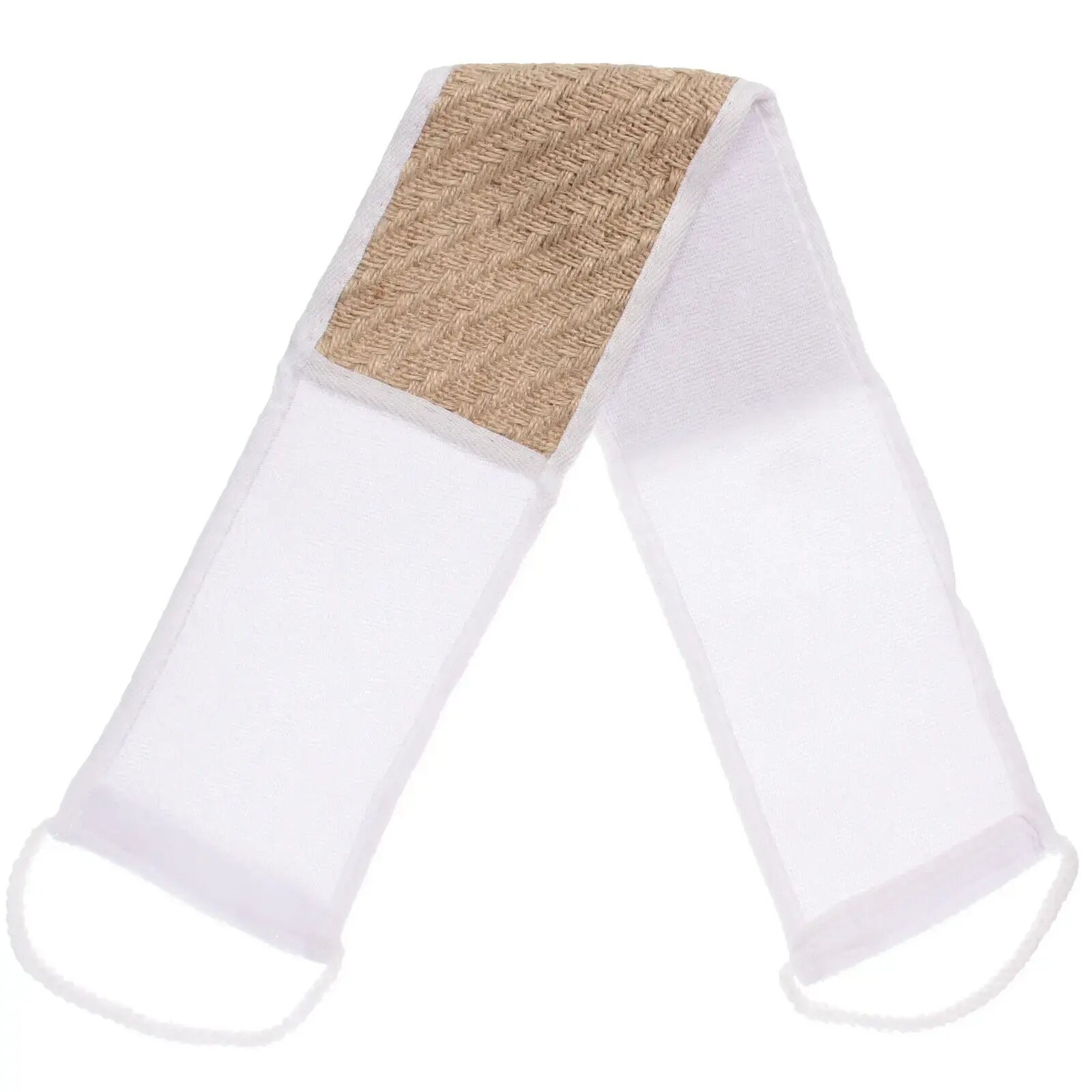 Мочалка для тела «ULTRAMARIN TORONTO», белая, 70х11см, удобная и практичная